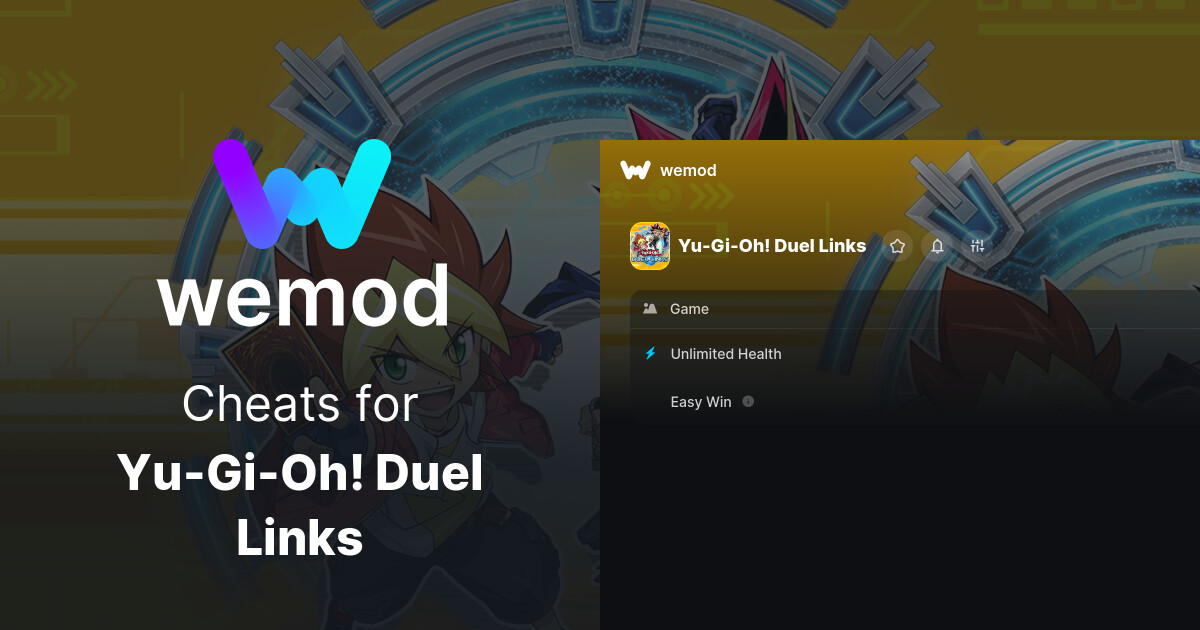 Yu-Gi-Oh! Duel Links Cheats & Trainers for PC | WeMod