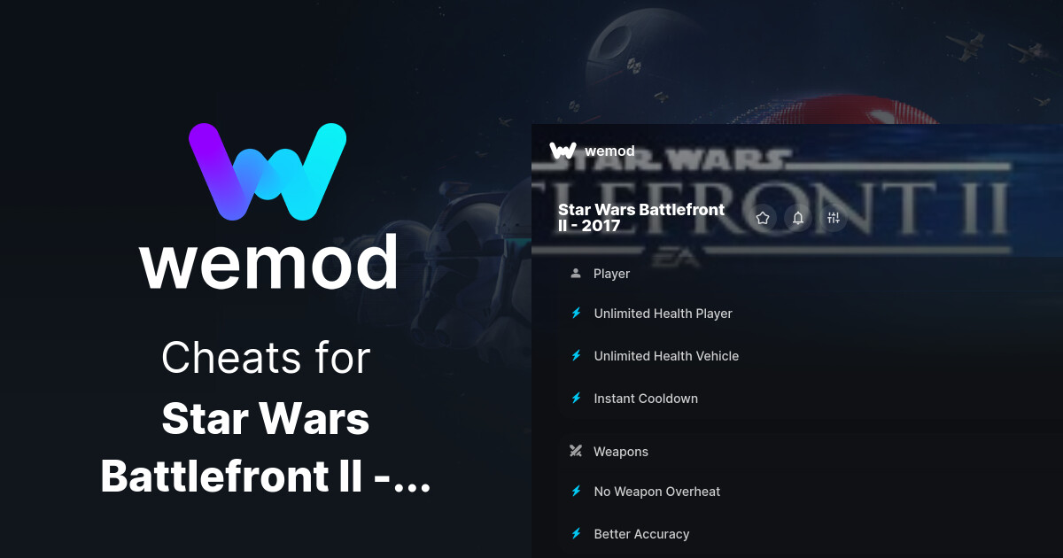 Star Wars Battlefront II - 2017 Cheats & Trainers for PC | WeMod