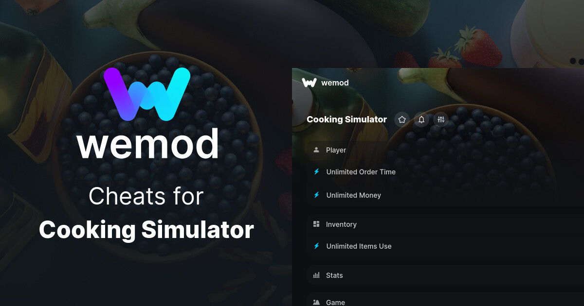 Cooking Simulator Cheats & Trainers for PC | WeMod