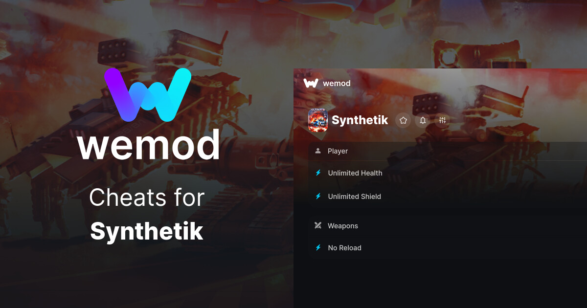 Synthetik Cheats & Trainers for PC | WeMod
