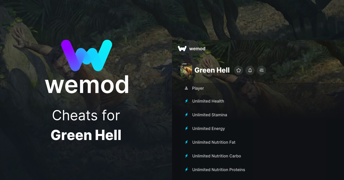 Green Hell Cheats, Trainers and Maps for PC | WeMod
