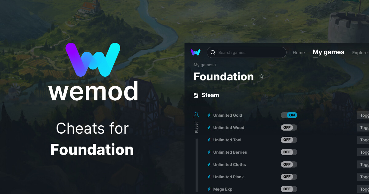 Foundation Cheats and Trainers for PC - WeMod