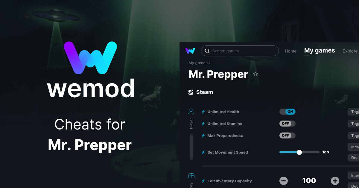Mr. Prepper Cheats & Trainers for PC | WeMod