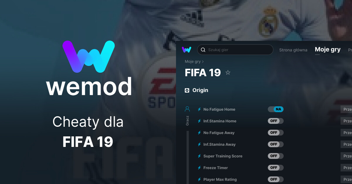 FIFA 19 cheatów i trainerów dla PC | WeMod