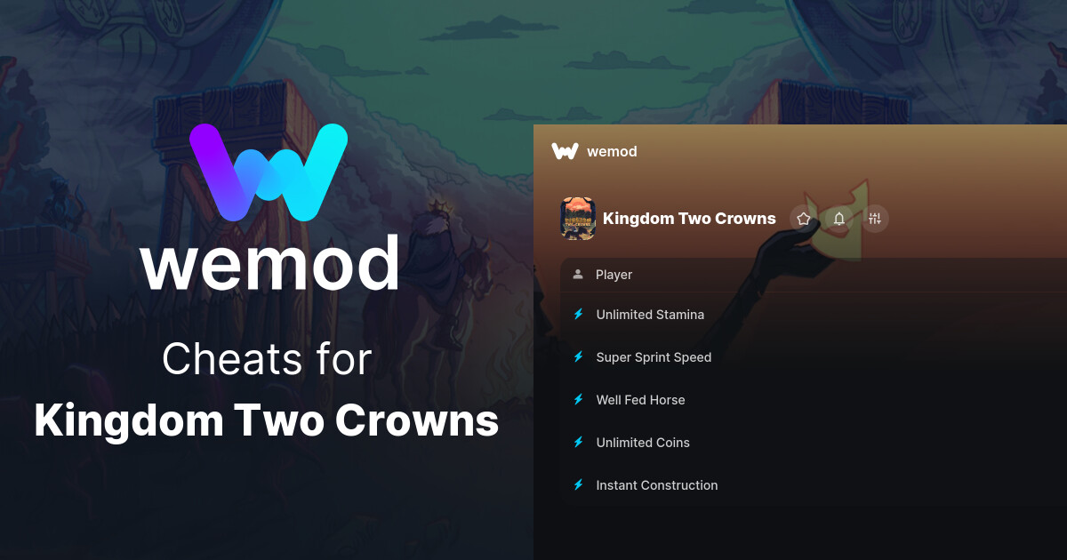Kingdom Two Crowns Cheats & Trainers for PC | WeMod