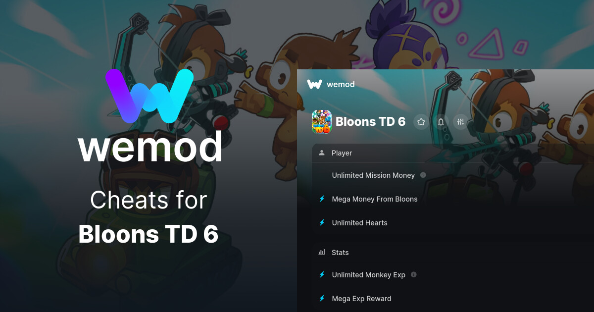 Bloons TD 6 Cheats & Trainers for PC | WeMod