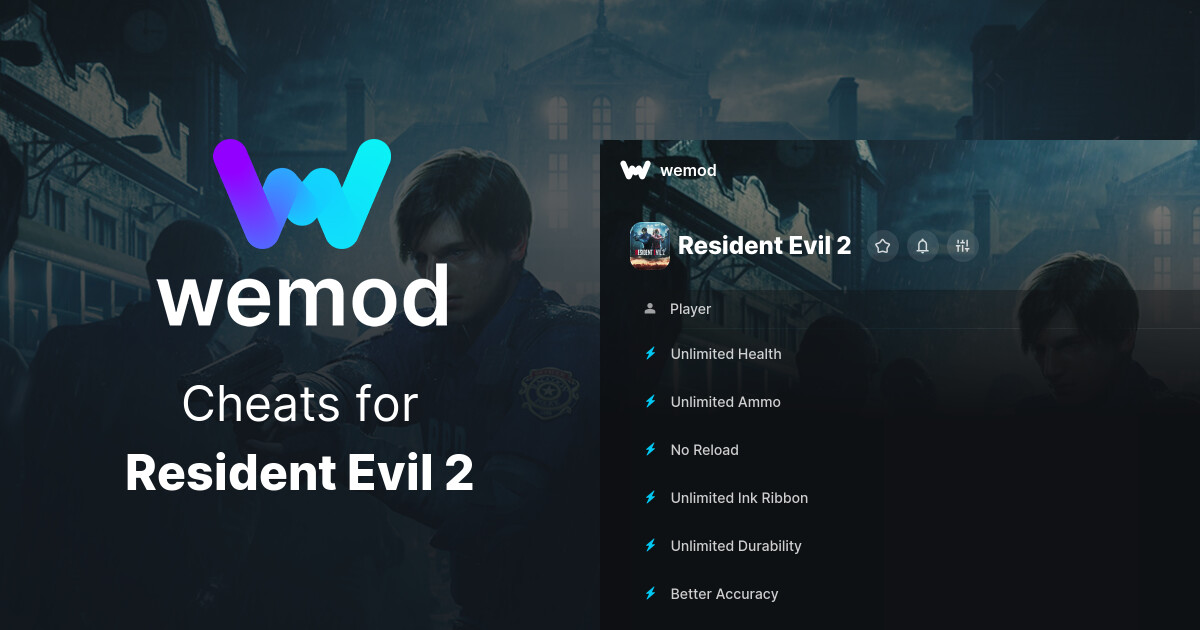 Resident Evil 2 Cheats & Trainers for PC | WeMod