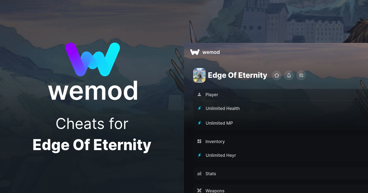 Edge Of Eternity Cheats & Trainers for PC | WeMod
