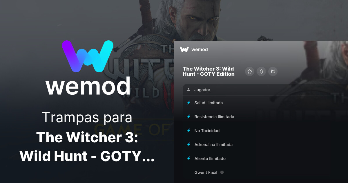 Trampas y trainers de The Witcher 3: Wild Hunt - GOTY Edition para PC ...