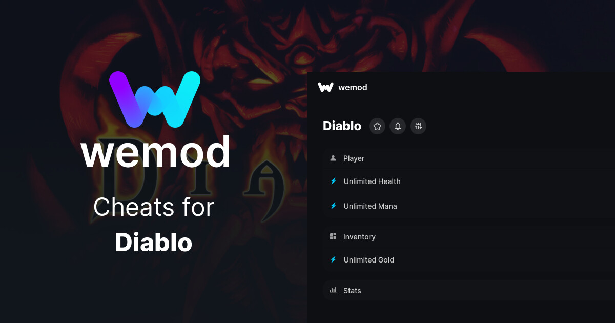 Diablo Cheats & Trainers for PC | WeMod