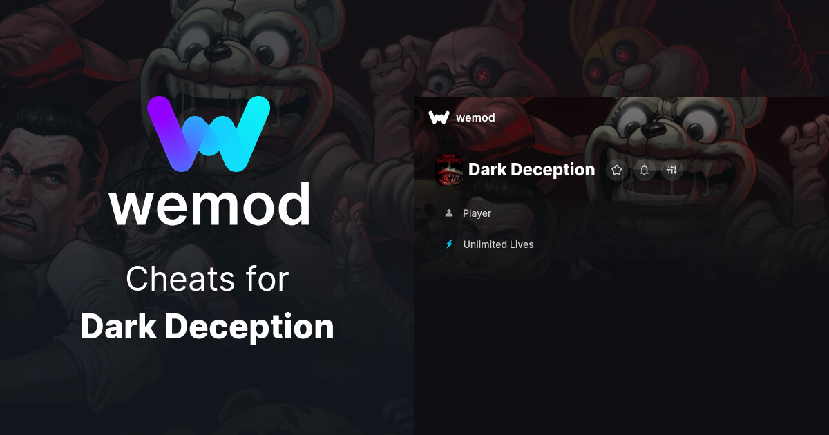 Dark Deception Cheats & Trainers for PC | WeMod