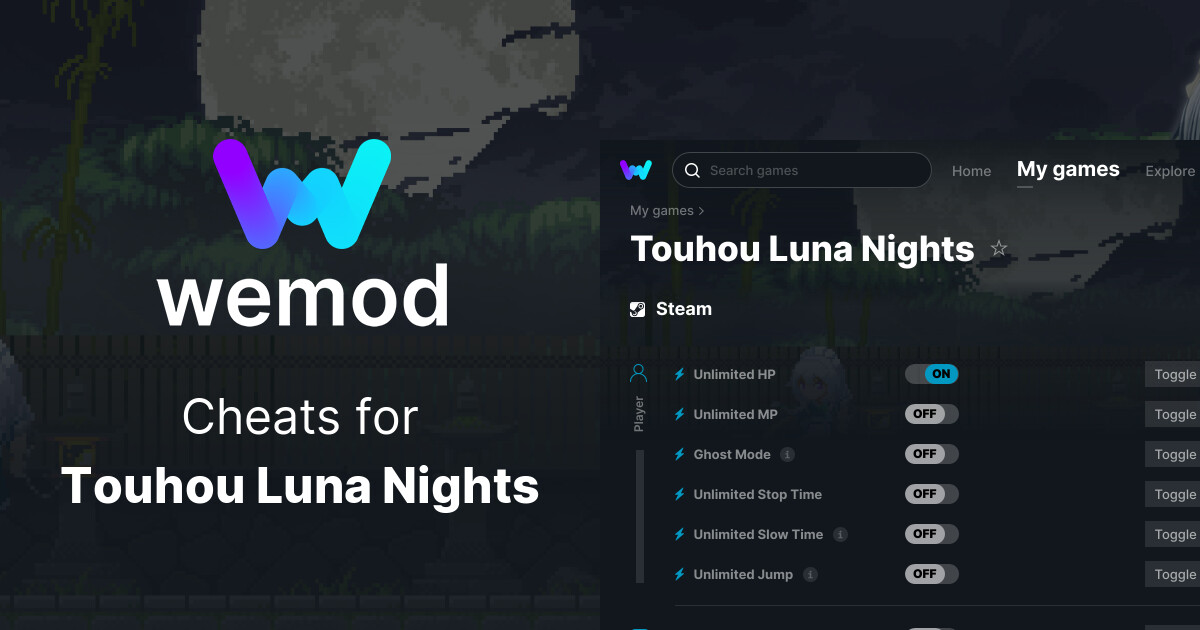 Touhou Luna Nights Cheats & Trainers for PC | WeMod