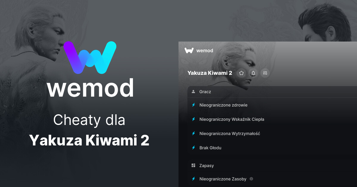 Yakuza Kiwami 2 – cheaty i trainery na PC – WeMod