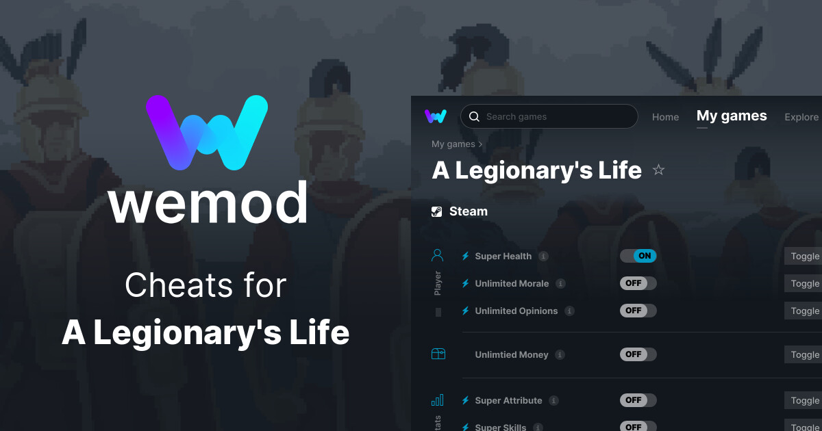 A Legionary's Life Cheats & Trainers for PC | WeMod