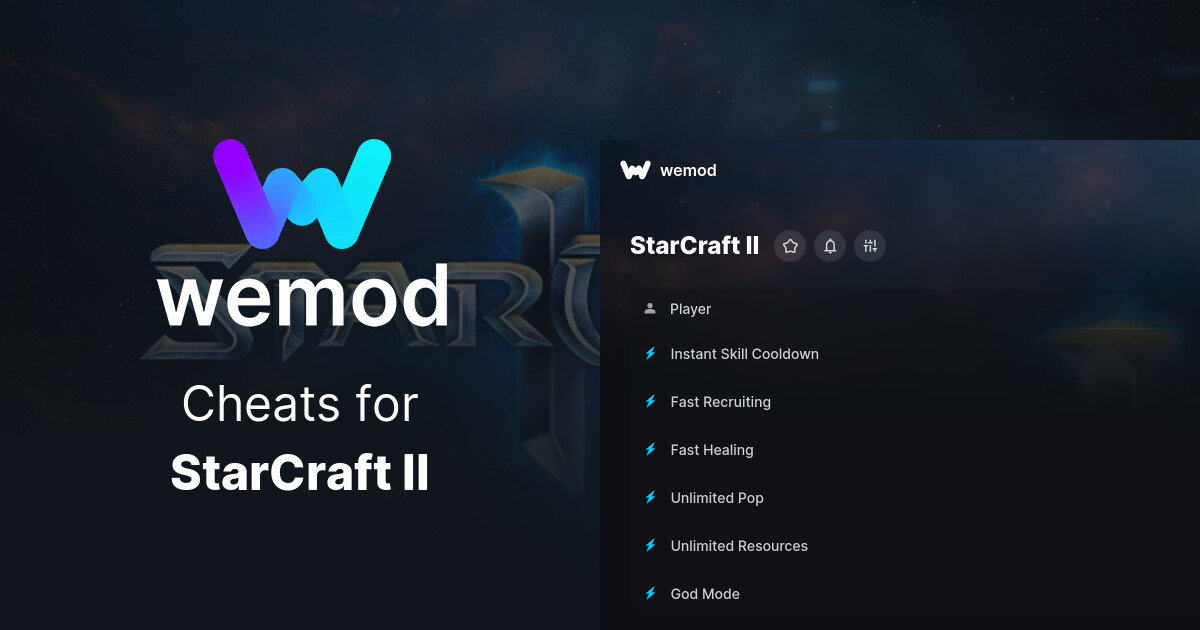 StarCraft II Cheats & Trainers for PC | WeMod