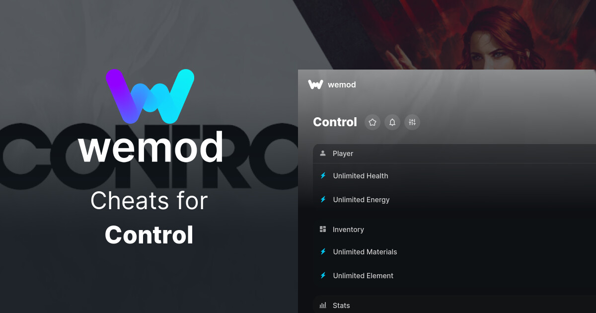 Control Cheats & Trainers for PC | WeMod