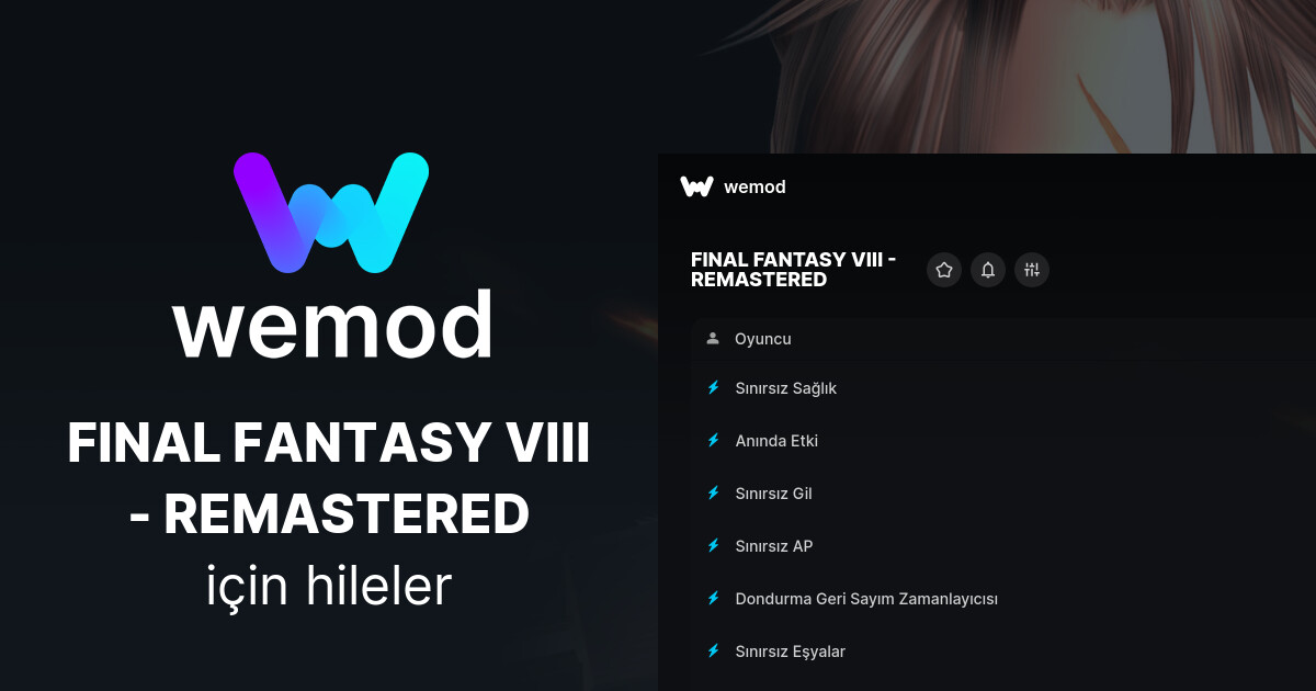 Steam | WeMod için FINAL FANTASY VIII - REMASTERED Başarılar