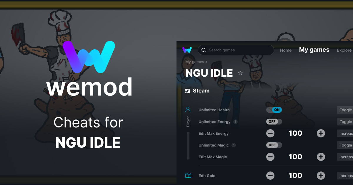 NGU IDLE Cheats & Trainers for PC | WeMod
