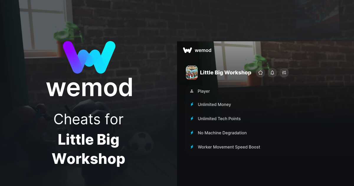 Little Big Workshop Cheats & Trainers for PC | WeMod