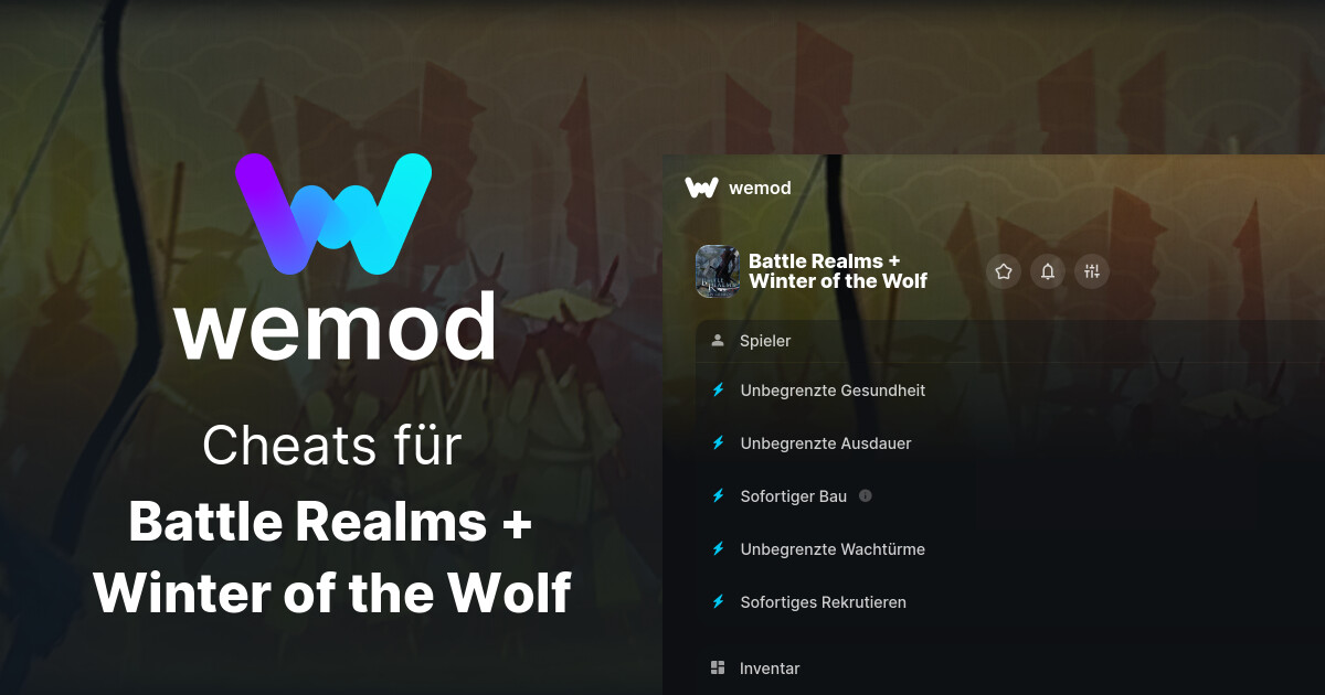 Battle Realms + Winter of the Wolf Cheats und Trainer für PC - WeMod