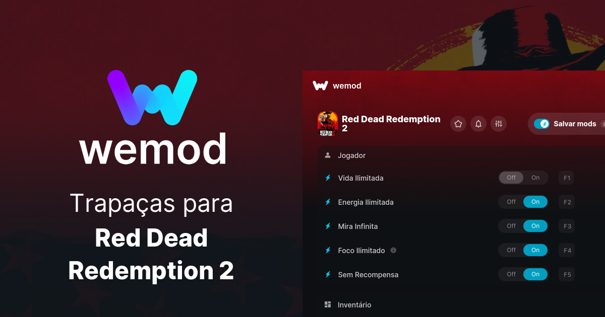 Red Dead Redemption 2 Vantagens, Trainadores e Mapas para PC | WeMod