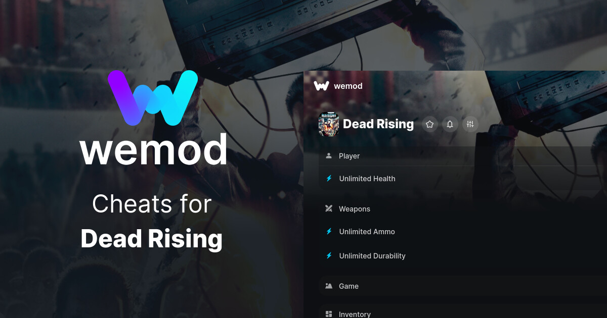 Dead Rising Cheats & Trainers for PC | WeMod