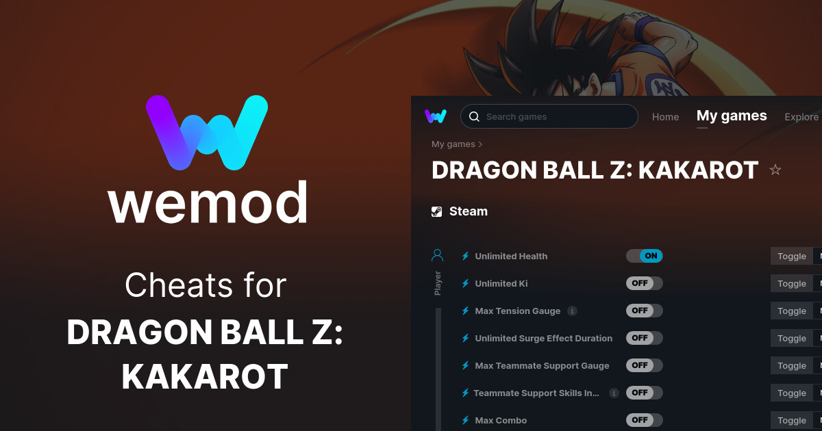 DRAGON BALL Z: KAKAROT Cheats & Trainers for PC | WeMod