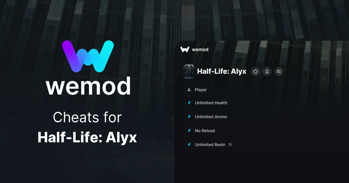 Half-Life: Alyx Cheats & Trainers for PC | WeMod