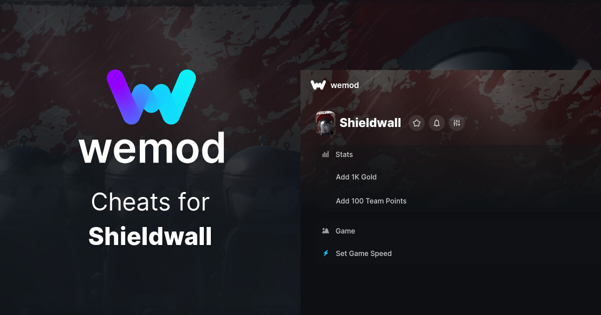 Shieldwall Cheats & Trainers for PC | WeMod