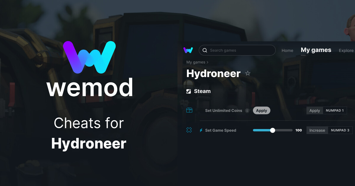 Hydroneer Cheats and Trainers for PC - WeMod