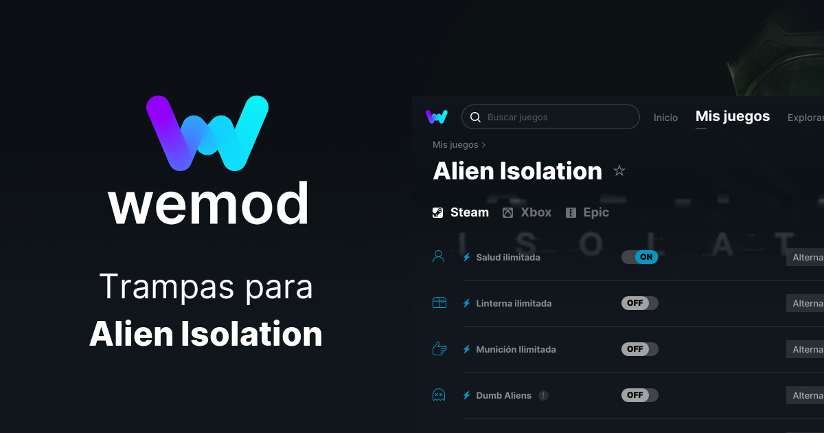 Trampas y Trainers de Alien Isolation para PC | WeMod