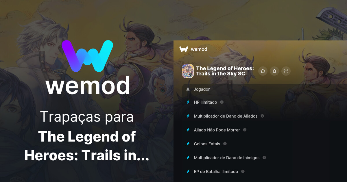 Conquistas de The Legend of Heroes: Trails in the Sky SC para Steam | WeMod