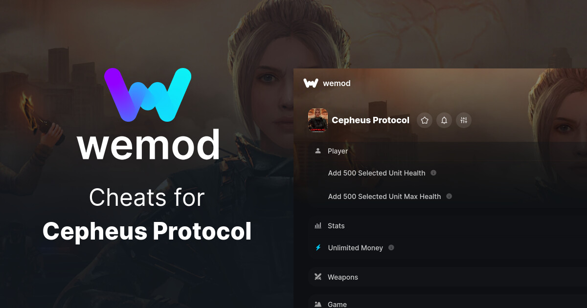 Cepheus Protocol Cheats & Trainers for PC | WeMod