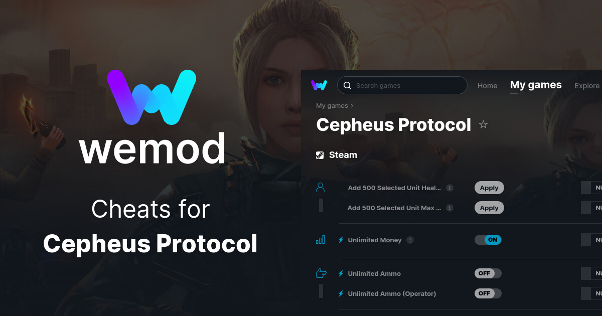 Cepheus Protocol Cheats & Trainers for PC | WeMod