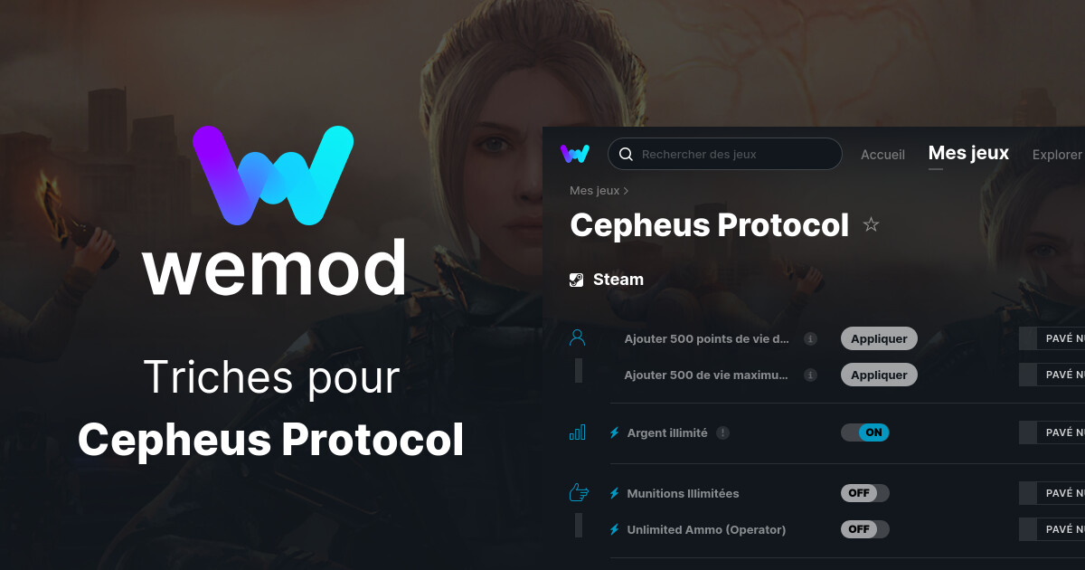 Cepheus Protocol Triches et Trainers pour PC | WeMod