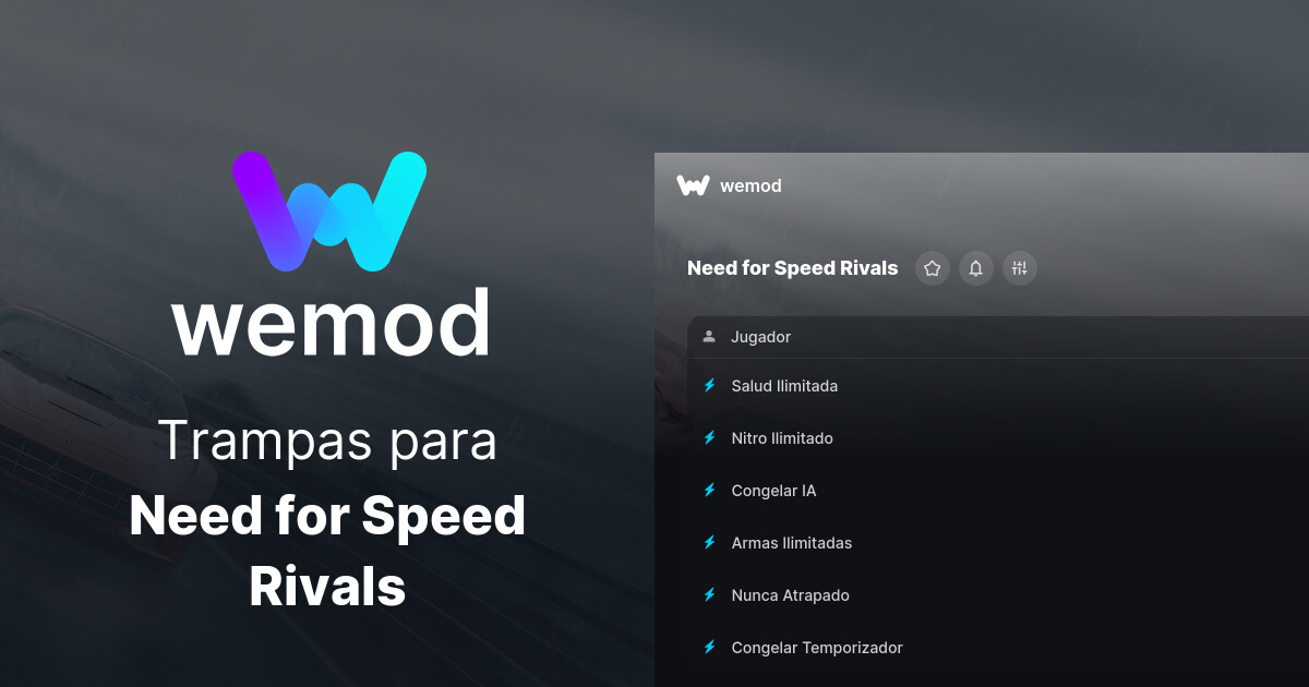 Trampas y trainers de Need for Speed Rivals para PC - WeMod