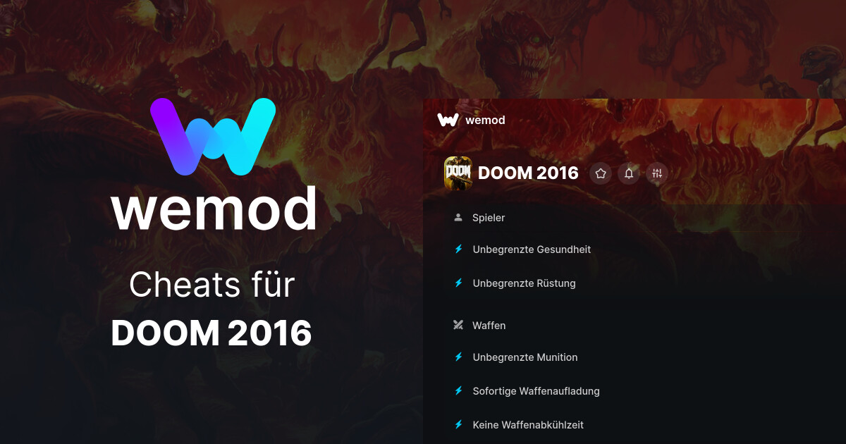 DOOM 2016 Cheats und Trainer für PC - WeMod