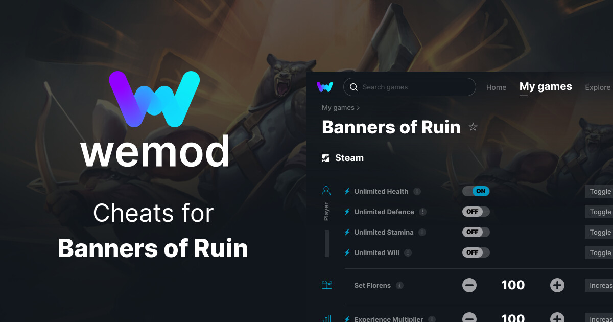 Banners of Ruin Cheats and Trainers for PC - WeMod