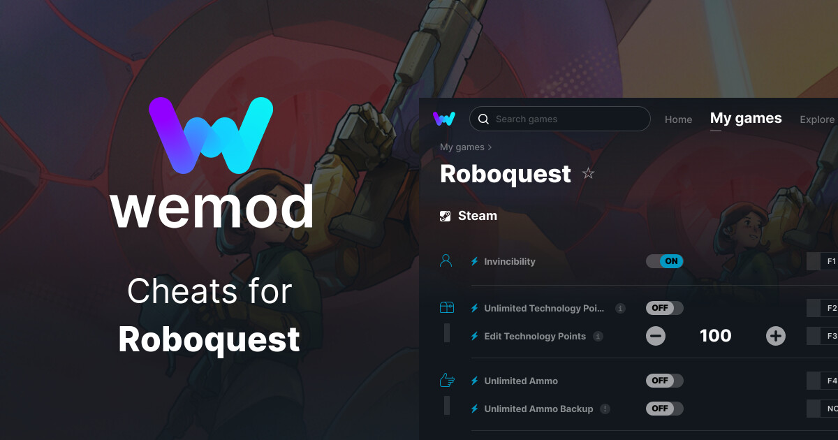 Roboquest Cheats and Trainers for PC - WeMod
