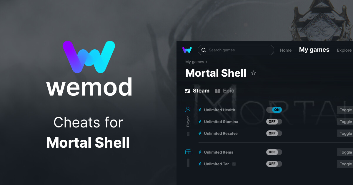 Mortal Shell Cheats and Trainers for PC - WeMod
