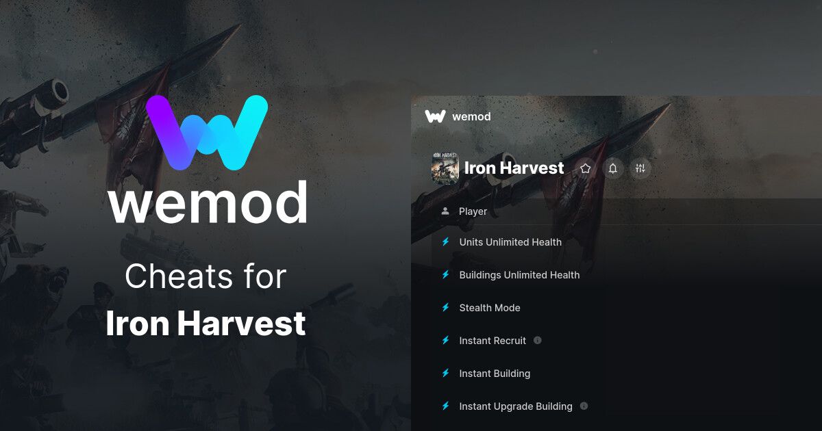 Iron Harvest Cheats & Trainers for PC | WeMod
