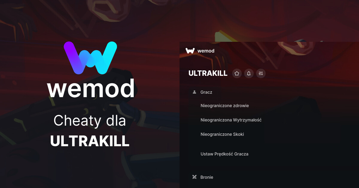 ULTRAKILL – cheaty i trainery na PC – WeMod