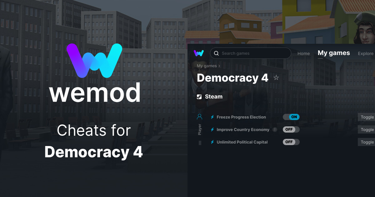 Democracy 4 Cheats & Trainers for PC | WeMod