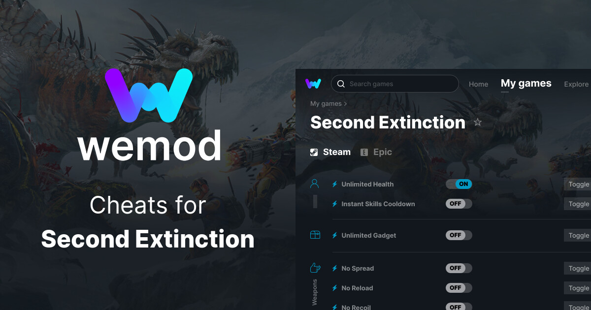 Second Extinction Cheats and Trainers for PC - WeMod