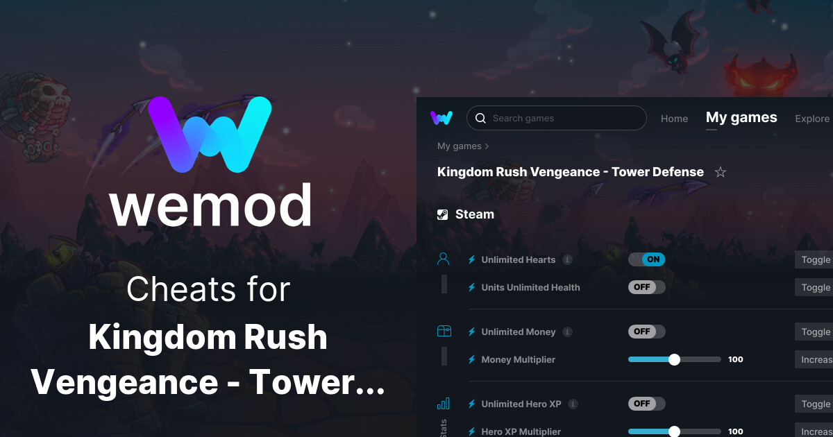 Kingdom Rush Vengeance - Tower Defense Cheats & Trainers for PC | WeMod