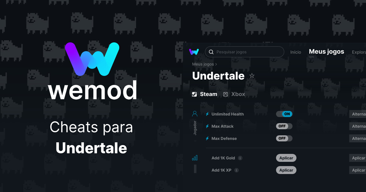 Cheats e Trainers para Undertale no PC - WeMod