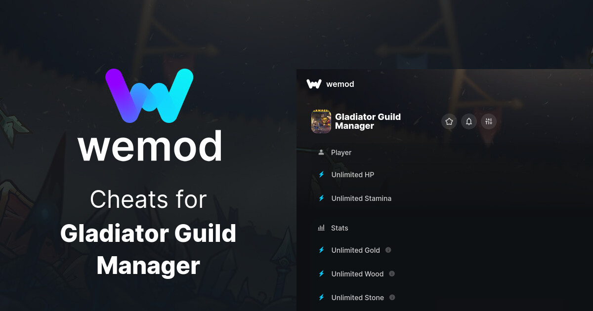 Gladiator Guild Manager Cheats & Trainers for PC | WeMod