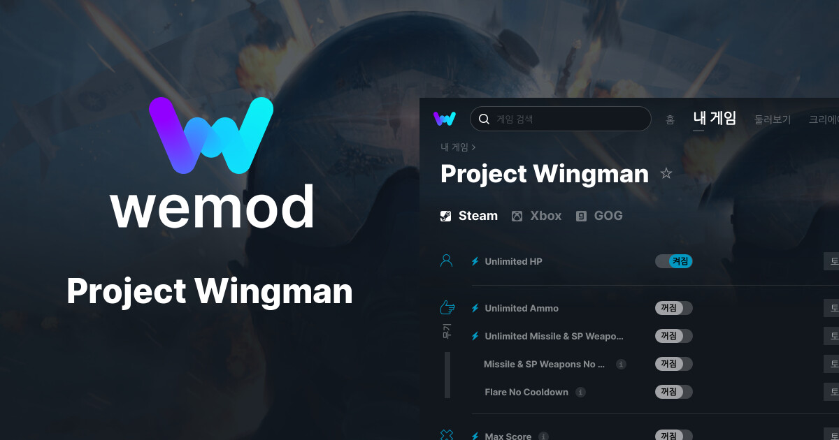 Project Wingman PC 버전 치트 및 트레이너 | WeMod