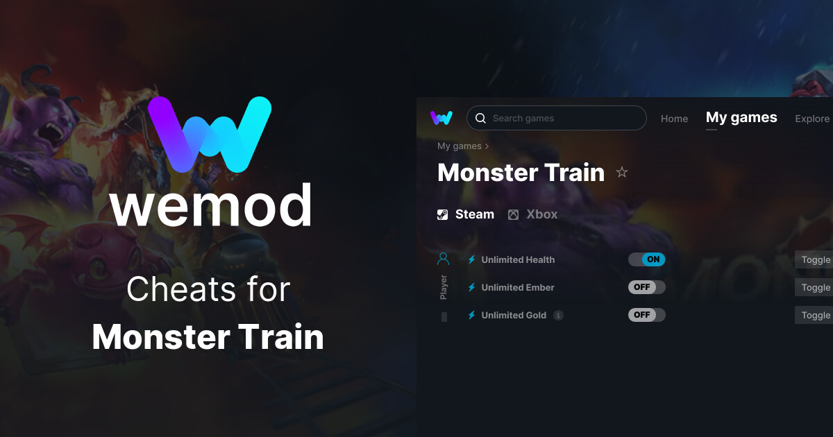 Monster Train Cheats & Trainers for PC | WeMod