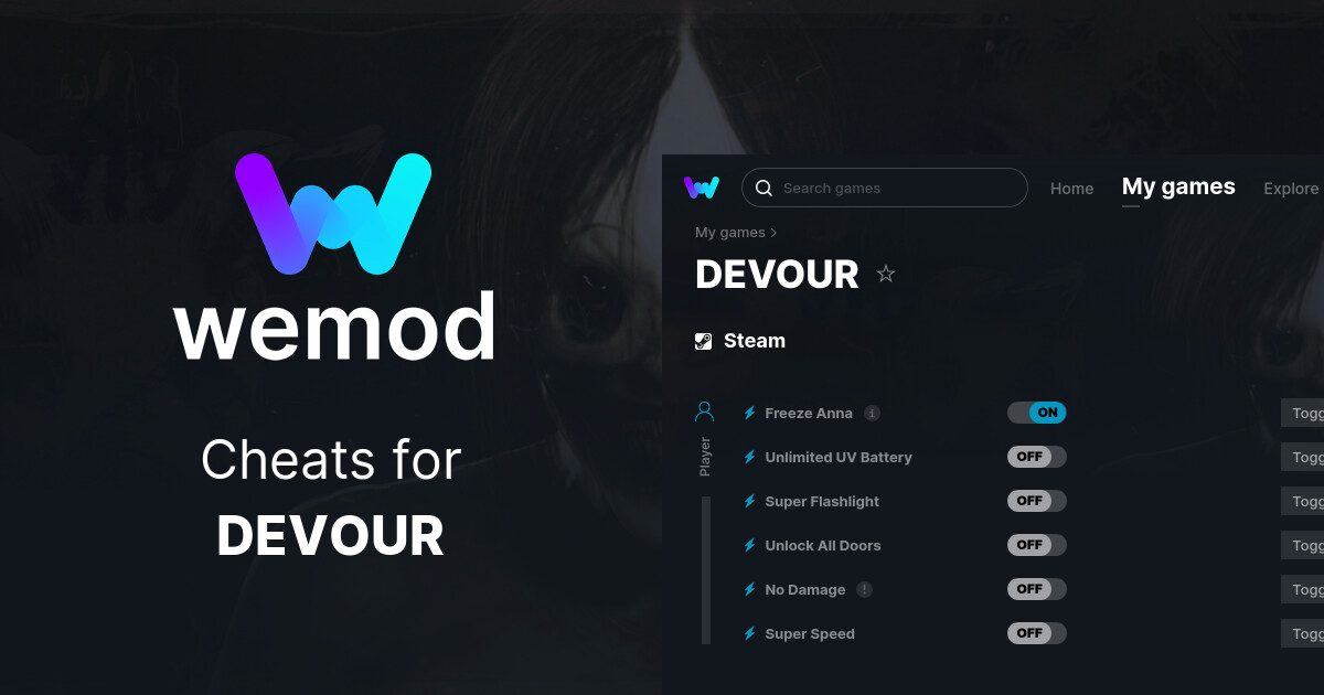 DEVOUR Cheats & Trainers for PC | WeMod